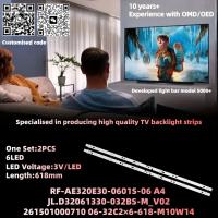 China 3V/led XC-451 Backlight Strip For HK32D06-ZC22AG-09 RF-AE320E30-0601S-06 A4 JL.D32061330-032BS-M V02 For Haier LD32U3100 for sale