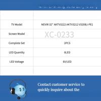 China XC-406 Customized Senke 32X600 32S1A TV Strip Light E32F2000 MCPCB JS-D-JP3220-061EC Led Back Light for Long Working Time for sale