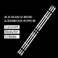 China SMD3030 LED Light Source 32'' TV 32HD510A LED Backlight Strip for XC-273 3PCS 6LEDs JS-D-HL32L12-061DC for sale
