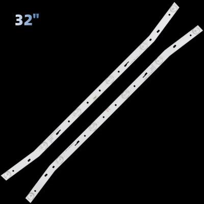 China 2PCS XC-191 6LED 6V JS-D-JP3220-061EC U Type Led Backlight for 32 Inch TV Repair Tv Backlight Led Strip 1set for sale