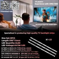 China 2023 High Luminous Efficiency LED Backlight Module 32 Inch TV Backlight 6 LED LG lnnotek DRT 3.0 LED 3030 TV Backlight 32LB for sale