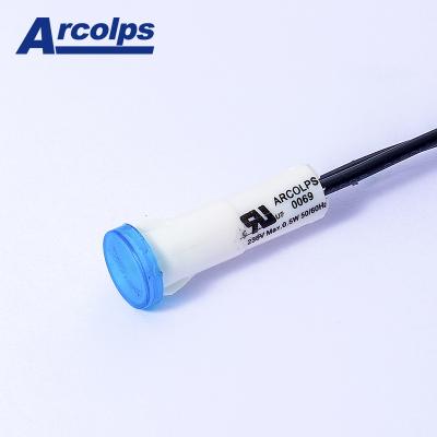 China High Temp Plastic LED Indicator Light Round Head UL Certified 0069 Series for sale