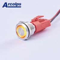China 19mm 10A  Waterproof Metal Push Button Switch High Current Momentary Switch for sale