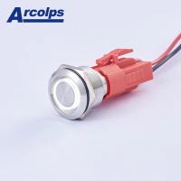 China 19mm 10A  Waterproof Metal Push Button Switch High Current Momentary Switch for sale
