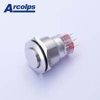 China 22mm Waterproof Momentary Push Button Switch 2A For Control Panels for sale