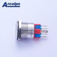 China 22mm Waterproof Momentary Push Button Switch 2A For Control Panels for sale