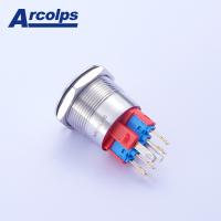 China 22mm Waterproof Momentary Push Button Switch 2A For Control Panels for sale