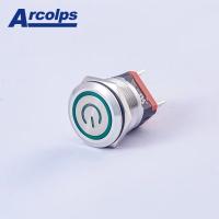 China 22mm 10A High Current Push Button Switch Waterproof Momentary Switch for sale