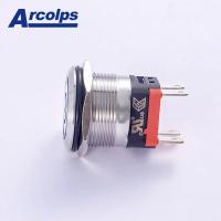 China 22mm 10A High Current Push Button Switch Waterproof Momentary Switch for sale
