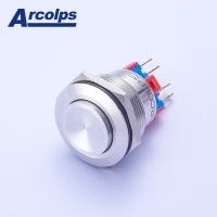 China Waterproof 25mm Metal Push Button Switch Momentary 2A  IP65 for sale
