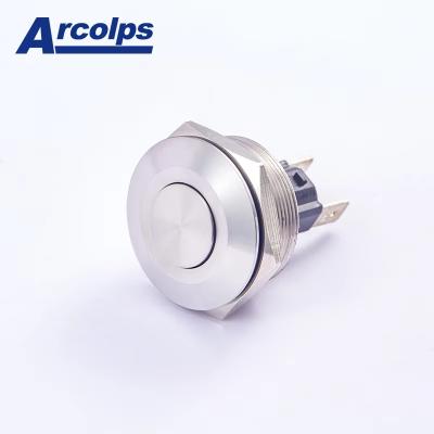 China Waterproof 10A Push Button Switch 30mm IP67 High Temperature Push Button Switch for sale