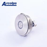 China 2A 40mm Waterproof Momentary Switch IP65 Metal Push Button Switch For Control Panels for sale