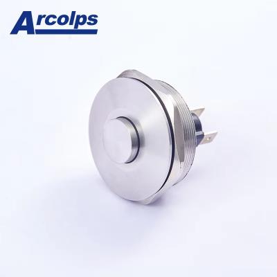 China 10A Waterproof Metal Push Button Switch 40mm 200000 Cycles Mechanical Life for sale