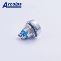 China Ball 12mm Metal Push Button Switch IP67 Durable Metal Momentary Switch for sale
