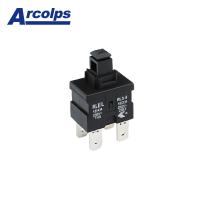 China High Quality Square Flat Head Push Button Switch Black Brown Durable Design for sale