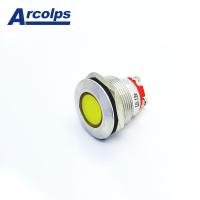China 6mm 8mm 10mm 12mm Indicator Light Waterproof Flat Head Stainless Steel Pilot Power for sale