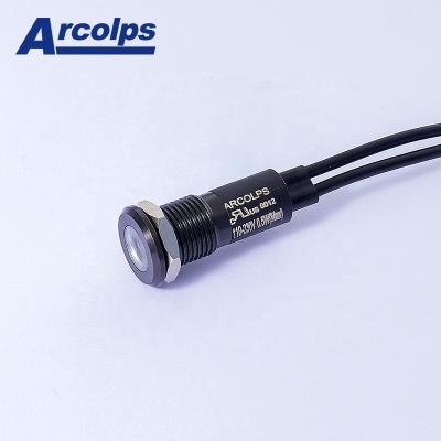 China L0012LFC12 8mm 10mm Indicator Light High Temperature LED Signal Lamp Stainless Steel for sale