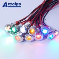 China Indicator Lights Pilot Indicator 12V 24V 110V 230V Led Lamps IP67 Pilot Lamp 12 V. 8 Mm.nxd 215 Indicator Lights Cg 150 360 PA66 for sale