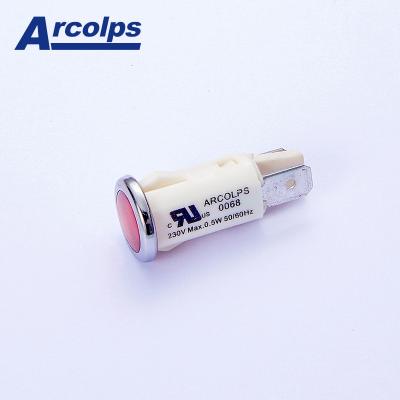 China Certified Red LED Indicator Light 110V IP66 Panel Mount Indicator Light for sale