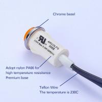 China 12mm Plastic Indicator Lights 12V 24V 110V Led Indicator Light IP65 Waterproof for sale