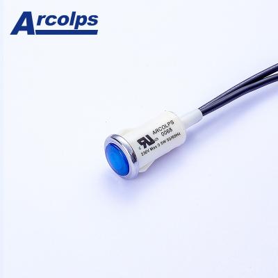 China Plastic LED Indicator Lamp 12mm 12V 24V 48V Panel Mount RGB Indicator Light for sale