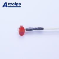 China 10mm Mounting Hole LED Indicator Light 110-250V Wide Voltage Signal Lamp with Wire Leads for Home Appliances for sale