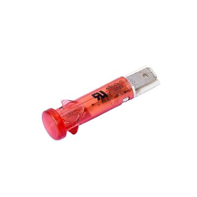 China Plastic IP65 Indicator Light Neon LED 12V 24V 110V 230V Red Amber Green Blue for sale