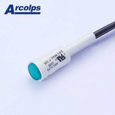 China 8mm LED Neon Indicator Light UL Listed E513209 IP65 Waterproof 12V Durable for sale