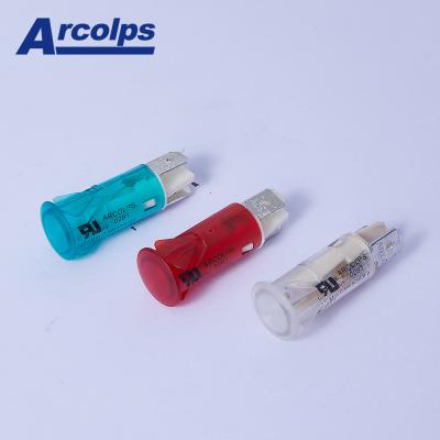 China For Certified LED Plastic Indicator Light with Red Amber Green Blue Colors IP65 Rated for 100-240V Control Panels for sale
