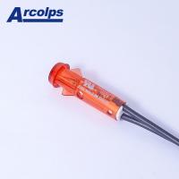 China Micro Voltage LED Red Plastic Indicator Light with IP65 Rating for Low Power Devices for sale
