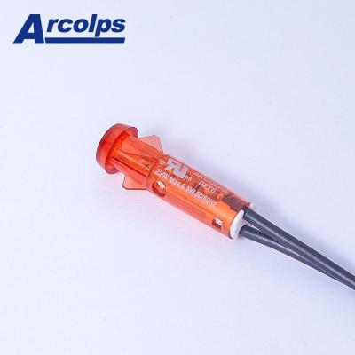 China Micro Voltage LED Red Plastic Indicator Light with IP65 Rating for Low Power Devices for sale