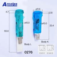 China Micro Voltage LED Red Plastic Indicator Light with IP65 Rating for Low Power Devices for sale