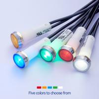 China 24VDC Industrial Led Indicator Lights Weatherproof Amber LED Indicator IP65 for sale