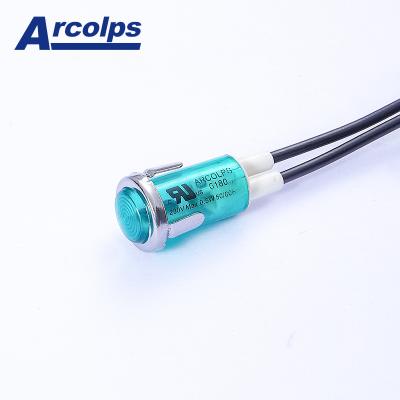 China Industrial LED Indicator Light for Control Panel Status Signaling Red Blue Colors for Certified IP65 6-380V for sale