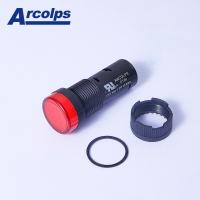 China Plastic Led Indicator Light 16mm 22mm 30mm Panel Mount 12v 24v 220v 380v Universal Voltage Industrial Control Warning Lamp for sale
