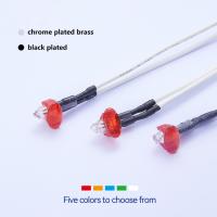 China KEMA-KEUR Approved 10mm LED Indicator Light 230V 250V AC Signal Lamp for Europe Control Panel Pilot Light for sale