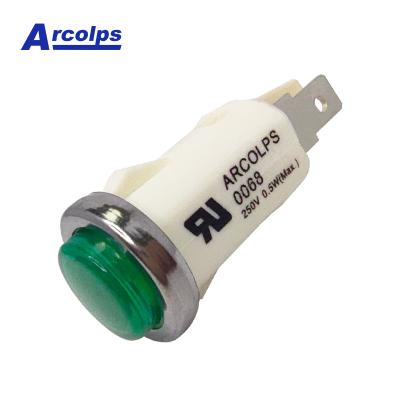 China Multifunction round Head Plastic Case Indicator LED Lights in Red Green Amber Clear Blue-Diverse Color Options for sale