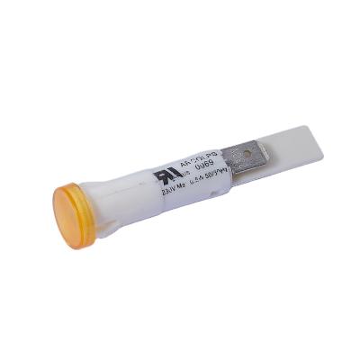 China Small Multifunction LED Indicator Light High Temperature Resistance with Red Green Amber Clear Blue Colors in Plastic Case for sale