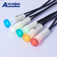 China Multifunctional LED Indicator Light in Small Plastic Case Red Green Amber Clear Blue-for Diverse Display Needs for sale