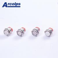 China Self Locking Mini 16mm Push Button Switch Waterproof Switch 2 Pin 4 Pin 1NO for sale