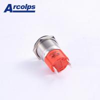 China Self Locking Mini 16mm Push Button Switch Waterproof Switch 2 Pin 4 Pin 1NO for sale