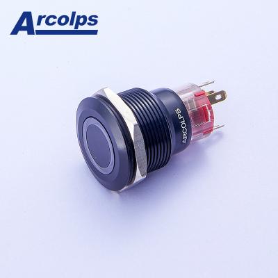 China IP65 IP67 Illuminated Metal Push Button Switch Momentary 22mm for sale