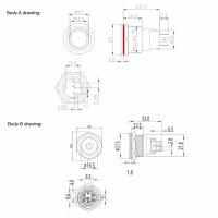 China IP65 IP67 Illuminated Metal Push Button Switch Momentary 22mm for sale