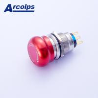 China IP67 22mm Illuminated Push Button 2NO2NC Stainless Steel Momentary Switch for sale