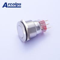 China 22mm IP67 Momentary Metal Push Button Switch With Double Pole Double Throw for sale