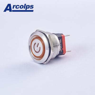 China Durable Stainless Steel Push Button Switch with IP66 Protection and 200000 Mechanical Cycles for Industrial Use for sale