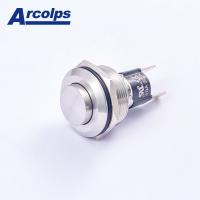 China 25mm Stainless Steel Button Switch with IP66 Protection and 10A 250V Rating for Industrial Use for sale