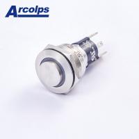 China IP66 Protected 10A 250V Stainless Steel LED Push Button Switch with Momentary Function for sale