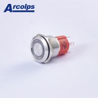 China Stainless Steel Metal Button Switch 10A 250V IP66 Waterproof for Industrial Control Panels for sale