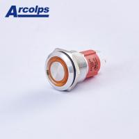 China Industrial Grade Stainless Steel Metal Push Button Switch with IP66 Protection and 10A 250V High Current for sale